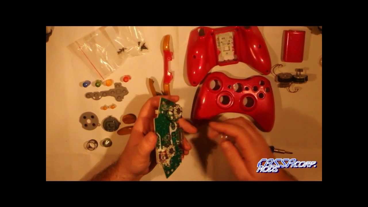 OPEN AND MODDING XBOX360 CONTROLLER -ita- - YouTube