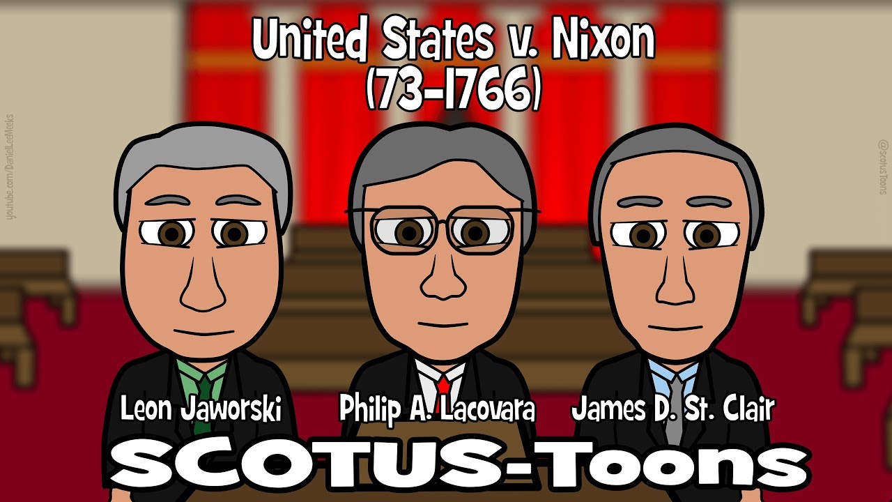 United States v. Nixon (SCOTUS-Toons) - YouTube