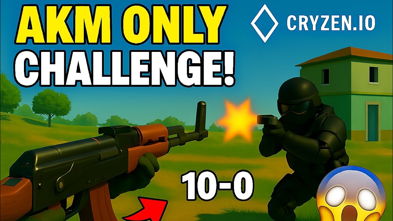 One Gun. One Goal. AKM Only in Cryzen.io! #freefire #valorant #bgmi # ...
