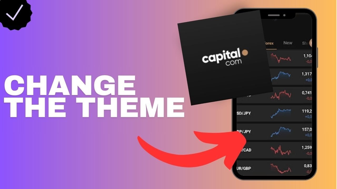 How to change the theme of the Capital.com app? - YouTube