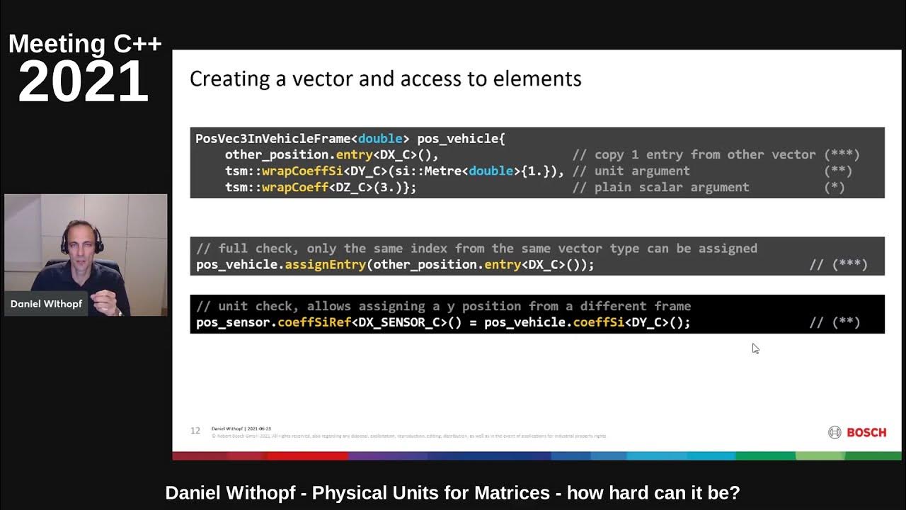 Daniel Withopf - Physical Units for Matrices. How hard can it be? - Meeting C++ 2021 - YouTube