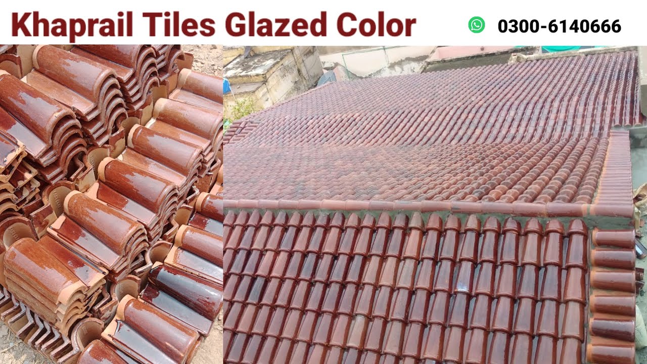 Khaprail Tiles Glazed Color Spanish Design l Roof Khaprail Tiles Design ...
