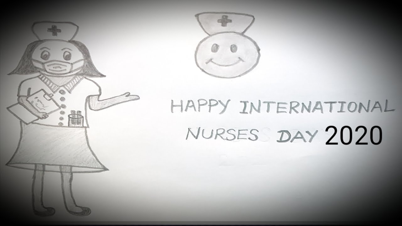 How to Easy Pencil Draw Nurse Step by Step For Beginners |International ...