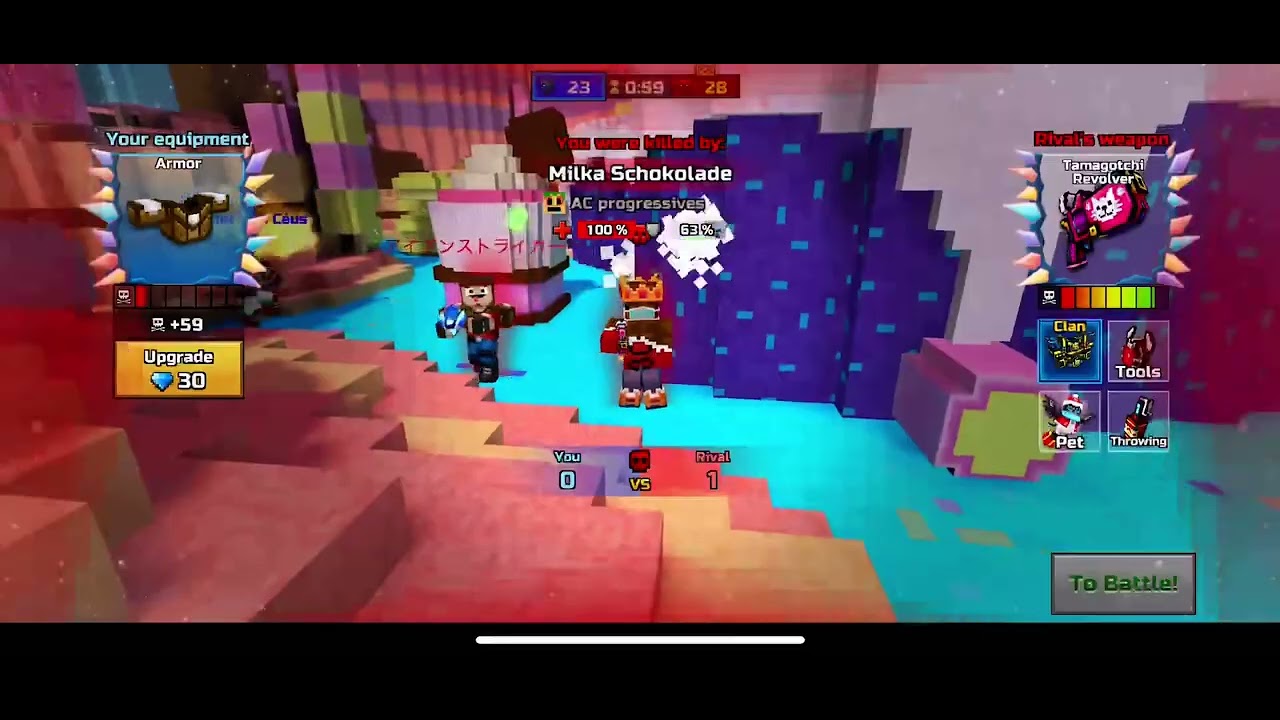Pixel Gun 3D Candyland classic mode - YouTube