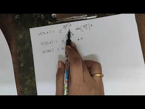 Heat equation by Fourier transform method(1) - YouTube