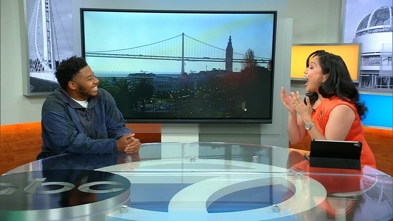 Rapper LaRussell surprises superfan ABC7 anchor Amanda del Castillo ...