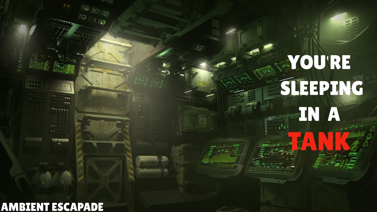 You're Sleeping in a Tank | Radio Chatter | Engine Sound | Distant ...