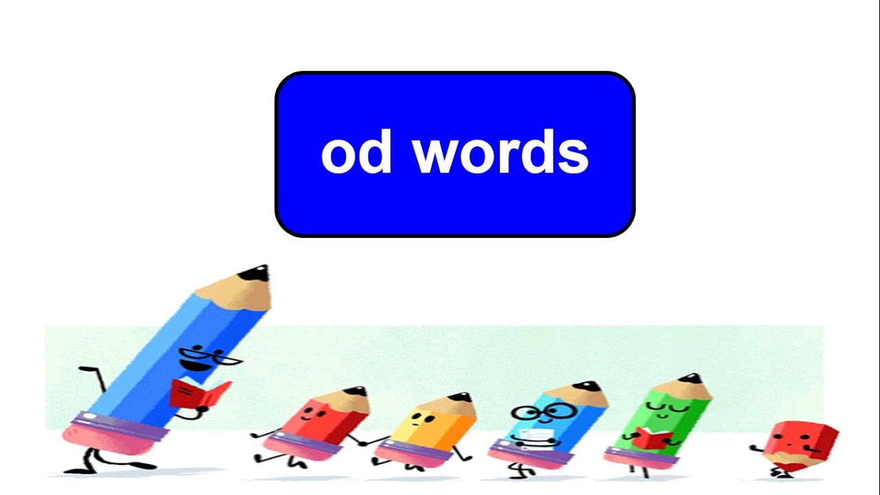 Word Family - 'od' words - YouTube