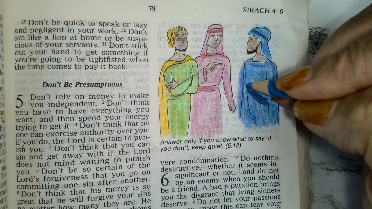 Sirach Chapters 4–6 | Beyond the 66 | Say Less, Listen More - YouTube
