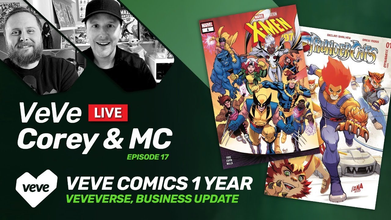VeVe LIVE Episode 17 - VeVe Comics 1 Year Anniversary, Business Updates ...