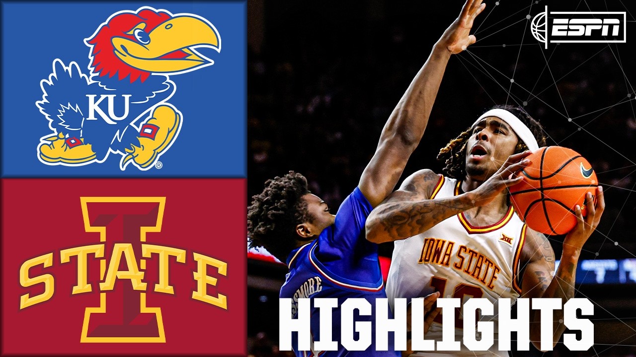 Kansas Jayhawks vs. Iowa State Cyclones | Full Game Highlights | ESPN College Basketball - YouTube