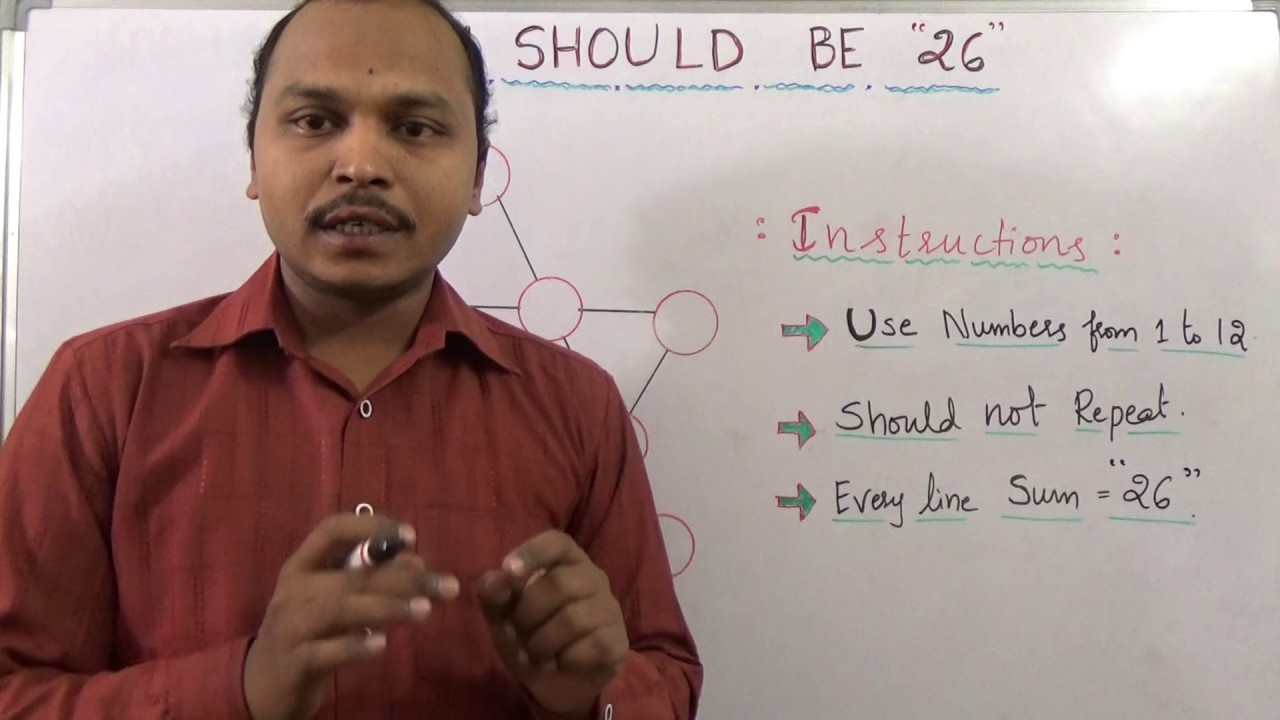 The Sum should be 26 - Maths Puzzle! #04 - YouTube