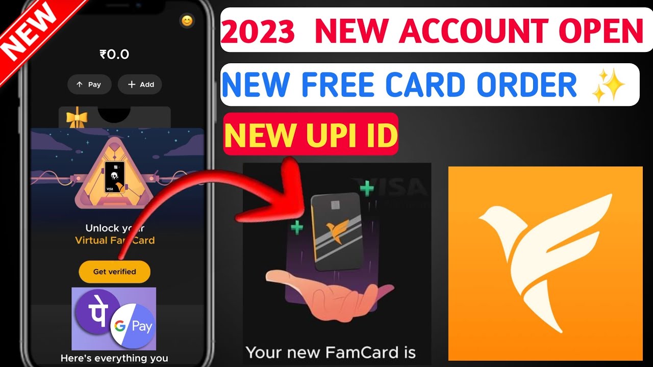 Fampay New Account Opening 2023|| New Fam card || New Upi - YouTube