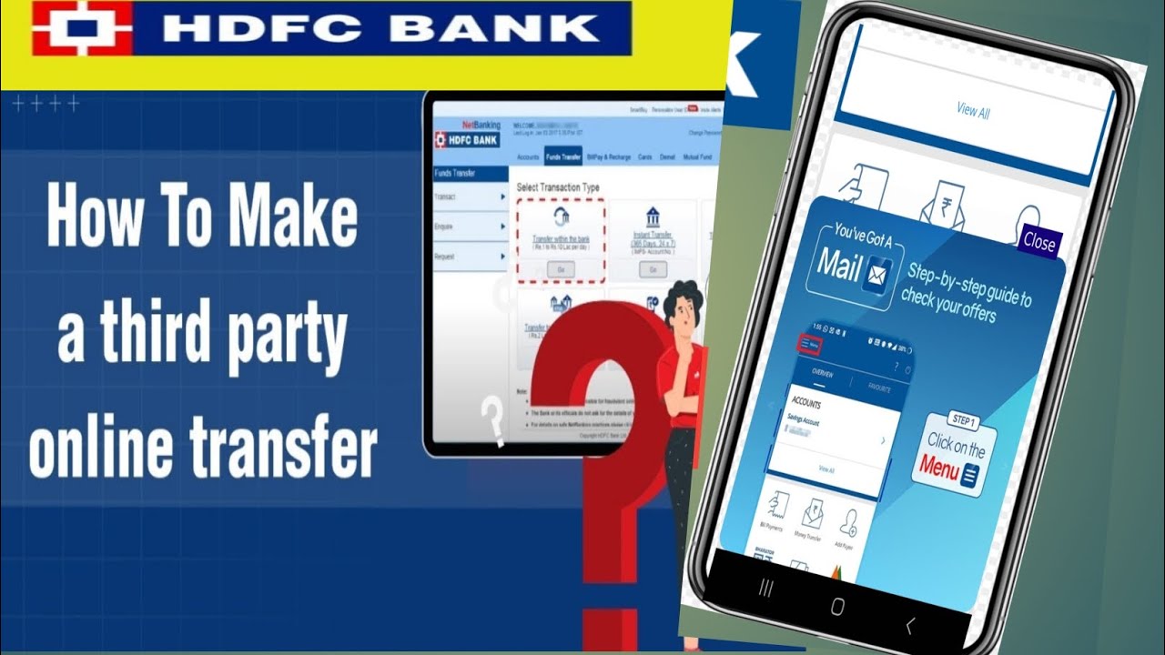 TPT | third party transfer | how to hdfc bank third party transfer ...