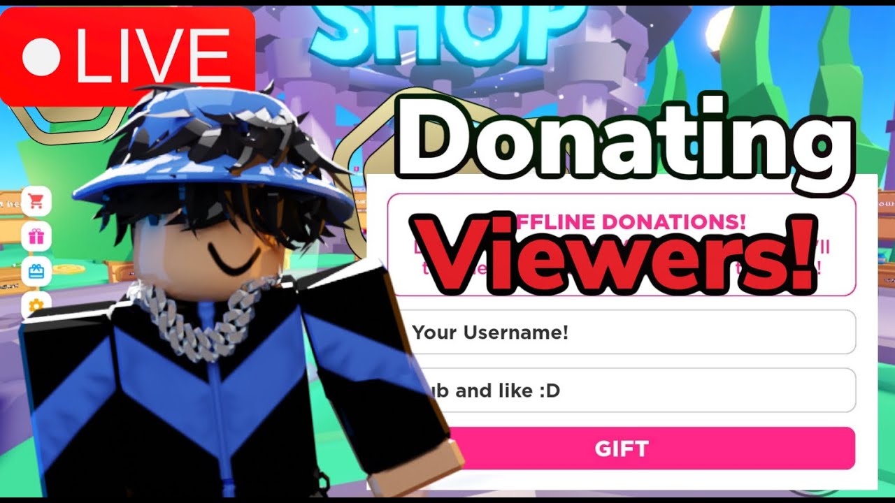 🔴REAL PLS DONATE - DONATING EVERY LIVE VIEWER🔴 - YouTube