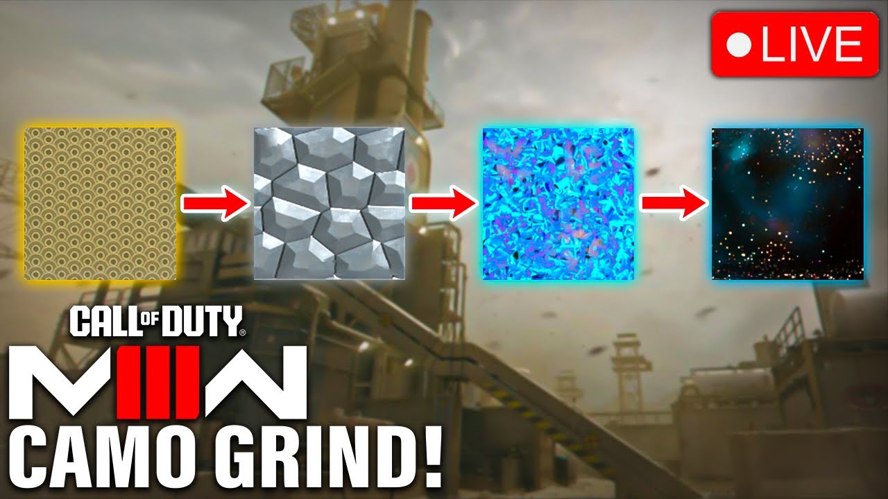 🔴 LIVE - MW3 CAMO GRIND! (7/36 Gilded) ☢️ - YouTube