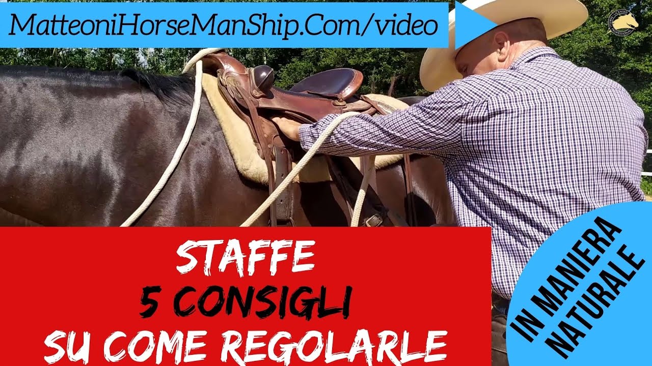 Staffe: 5 consigli su come regolarle - YouTube