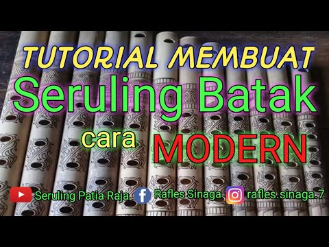 TIPS!!!! Cara Membuat Seruling (Sulim) Batak Cara MODERN//Nada F= Do ...