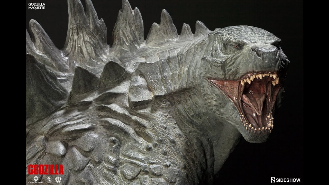 Video Review Sideshow Collectibles Godzilla Maquette - YouTube