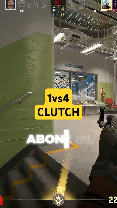 CS2 1VS4 CLUTCH #shorts #cs2 #csgo #counterstrike #gaming #counterstrike2 #1vs4 - YouTube