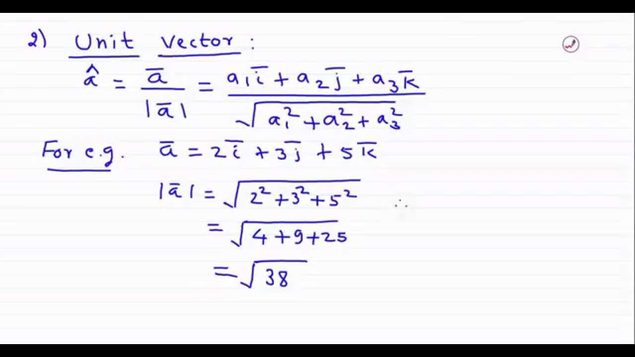Introduction to Vector Algebra (PART I)- GATE exam preparation videos ...