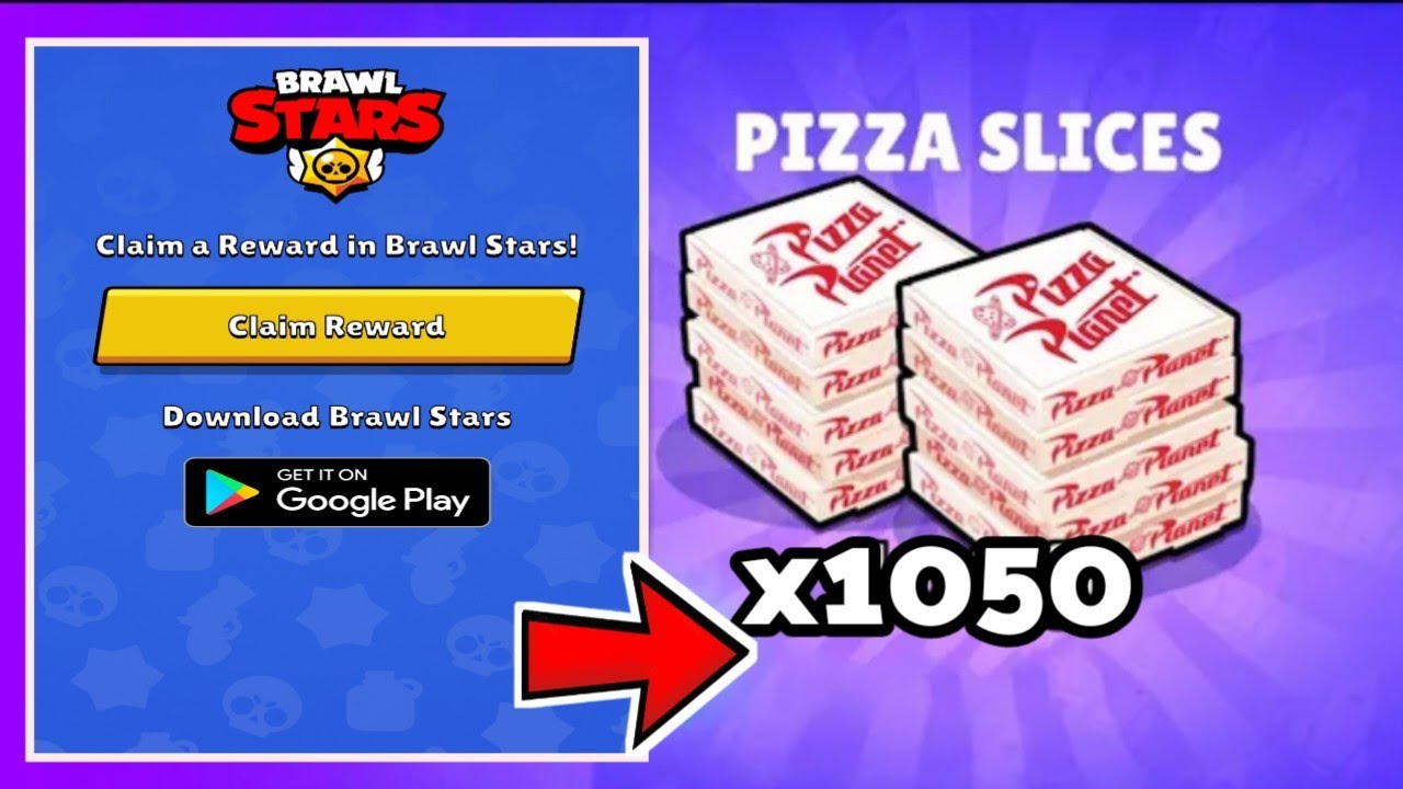 FREE! x1050 PIZZA SLICES 🥳 PIZZA PLANET QR CODE | BRAWL STARS QR CODES ...