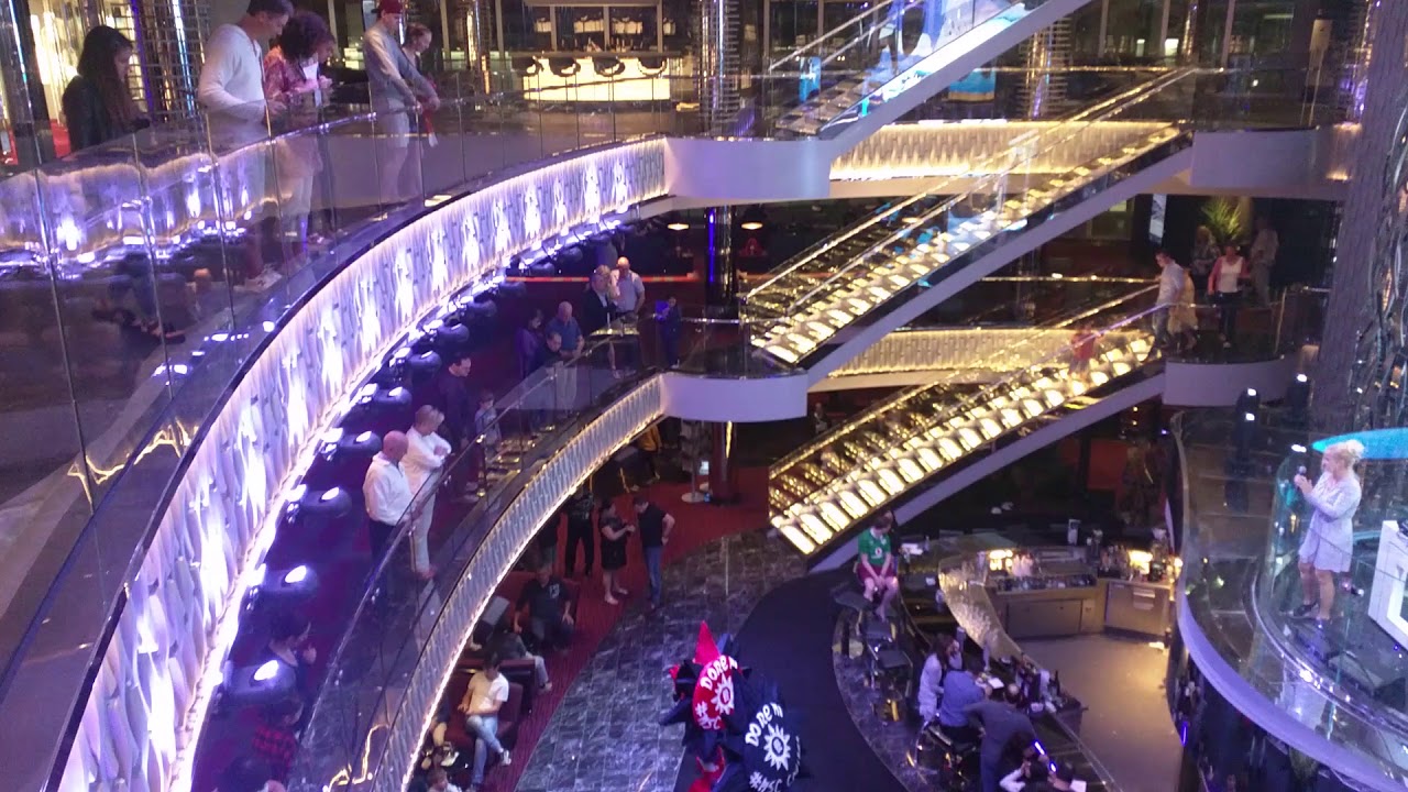 MSC Seaside Atrium Entertainment - YouTube