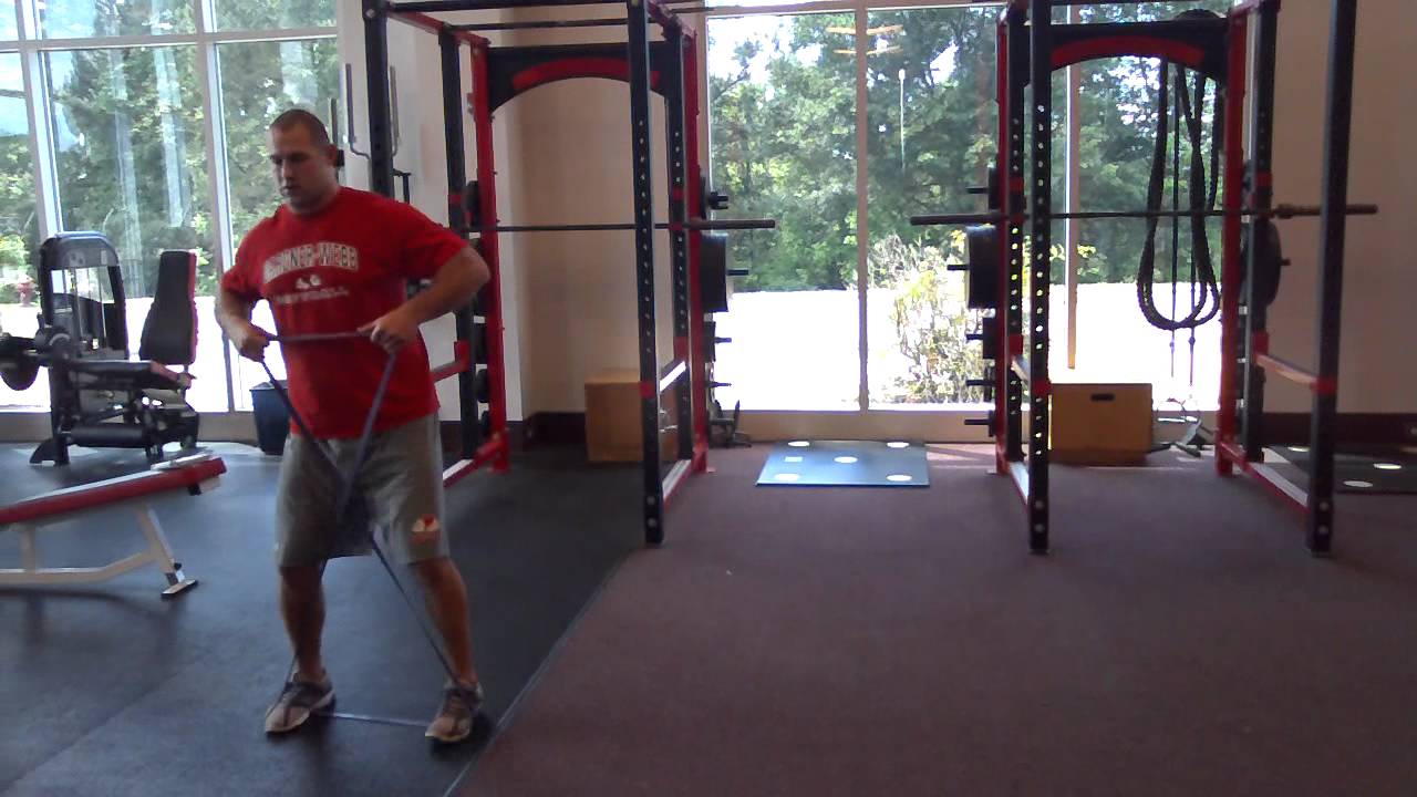 Band Lateral X Walk - YouTube