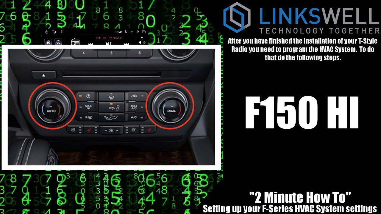 Linkswell Generation II Ford F-Series T-Sytle Radio "2 Minute How To ...