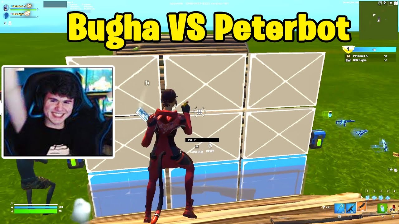 Bugha VS Peterbot 1v1 Buildfights! - YouTube