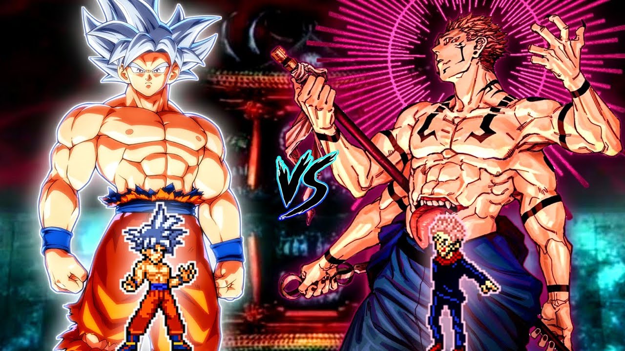 Goku MUI DBFZ OP V2 (New) VS Sukuna V1.6.1 in Jump Force Mugen - YouTube