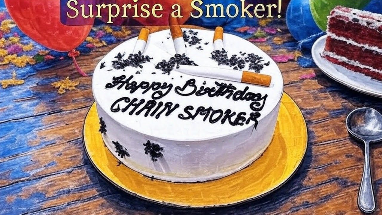 Surprise a Smoker! Making a Realistic Cigarette Birthday Cake 🎉🎂🚬 - YouTube