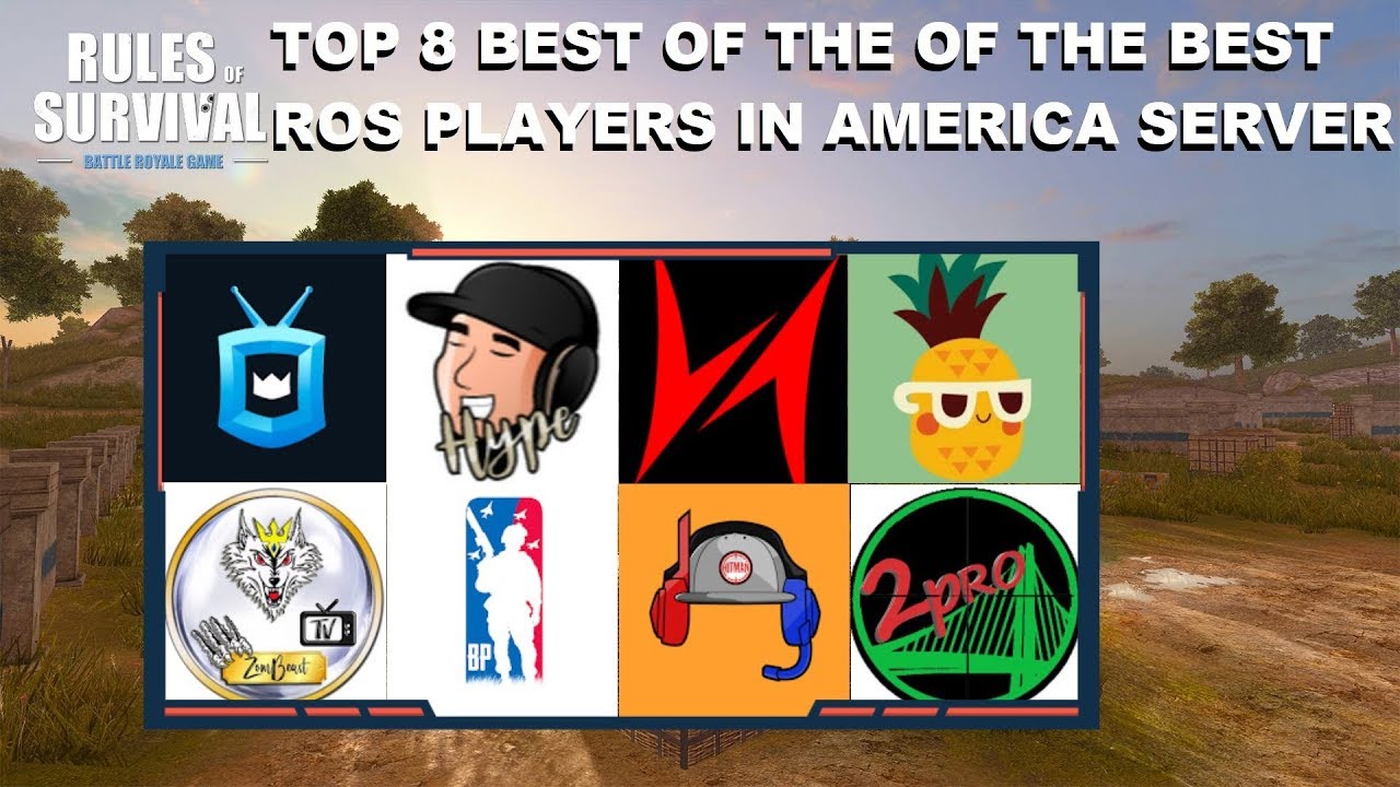 Top 8 Best of the best ROS player in America Server! (NoahfromYoutube ...