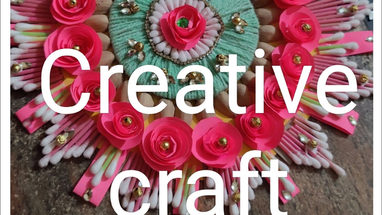 Creative craft using less items - YouTube