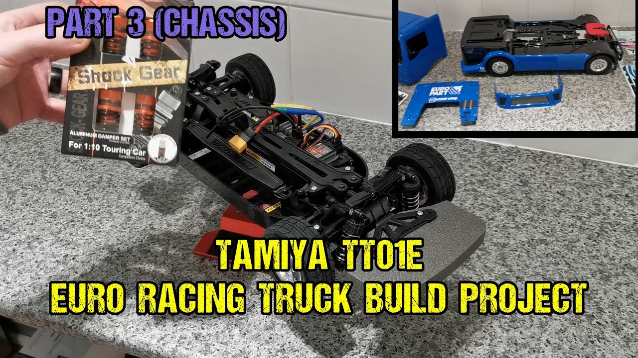 Tamiya TT01 Type E Euro Racing Truck Build Chassis Finished Part 3 ...