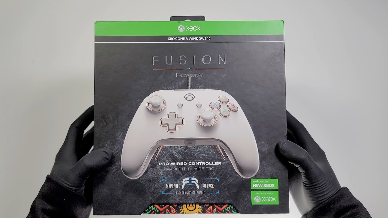 Power A Fusion Pro Full Unboxing For Xbox - YouTube