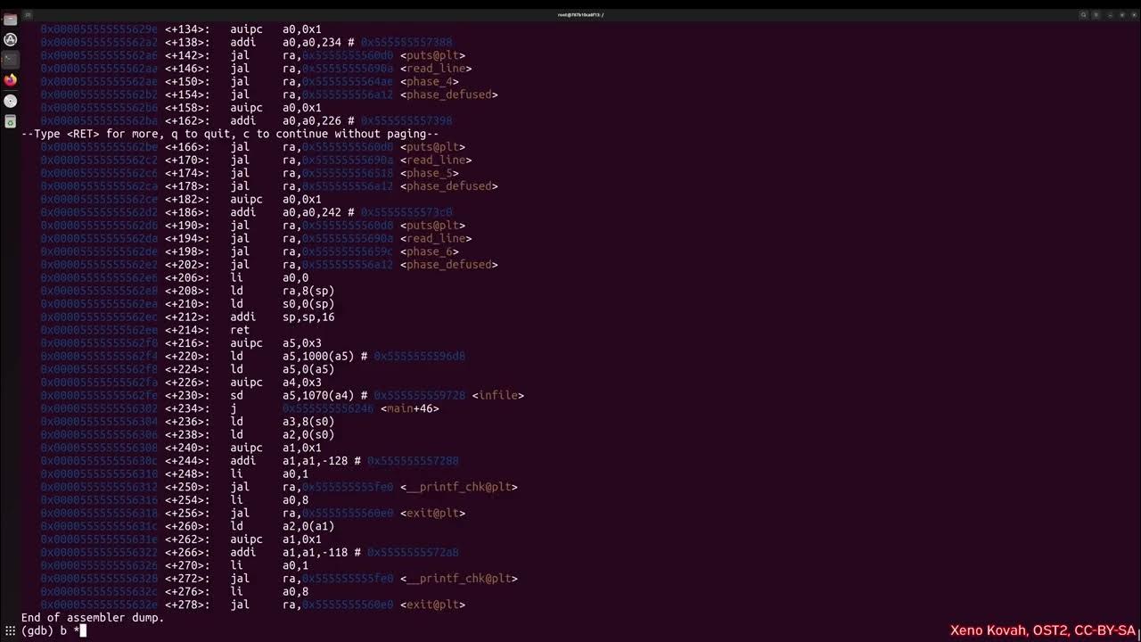Arch1005: RISC-V Assembly 14 Binary Bomb Lab Intro & Phase 1 Walkthrough - YouTube