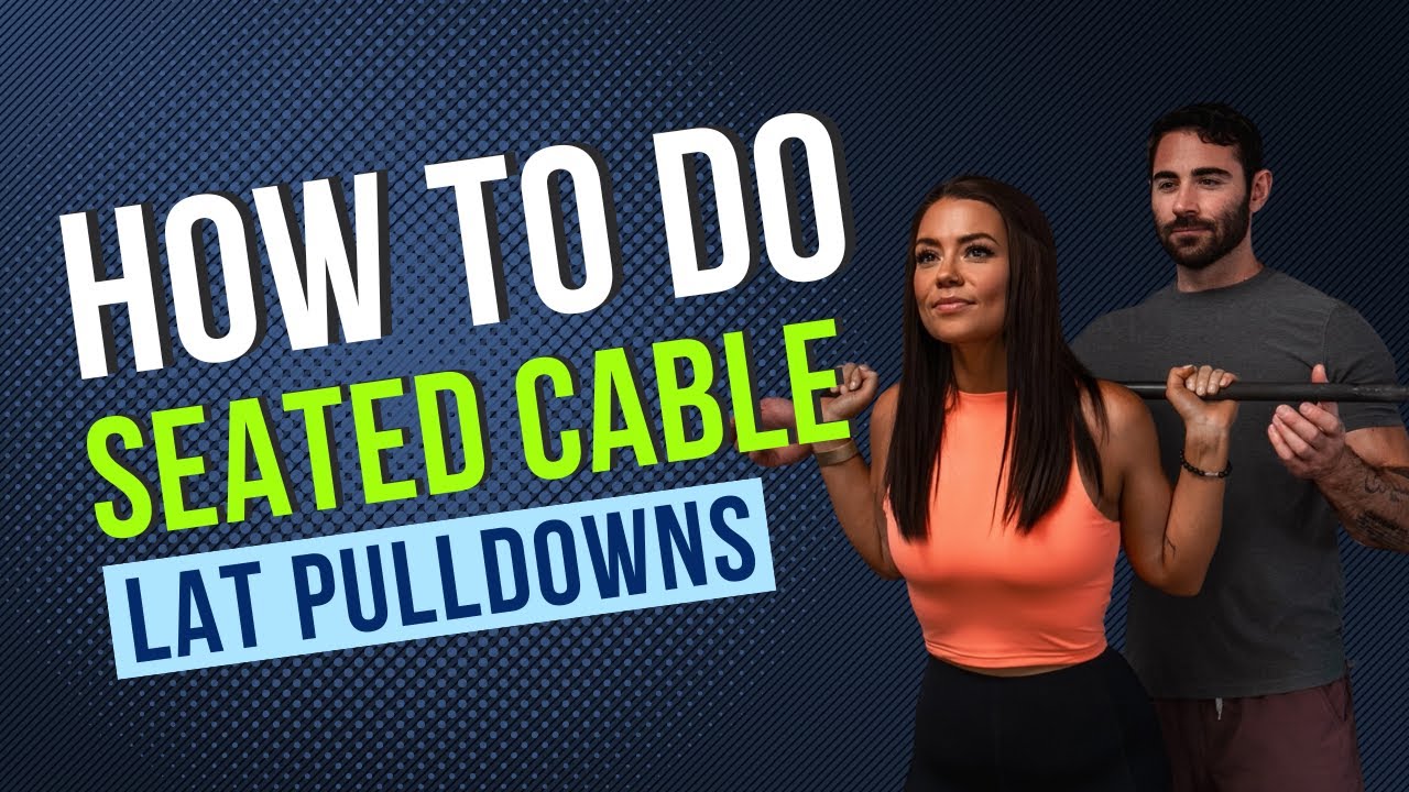 How to do cable lat pulldowns - YouTube