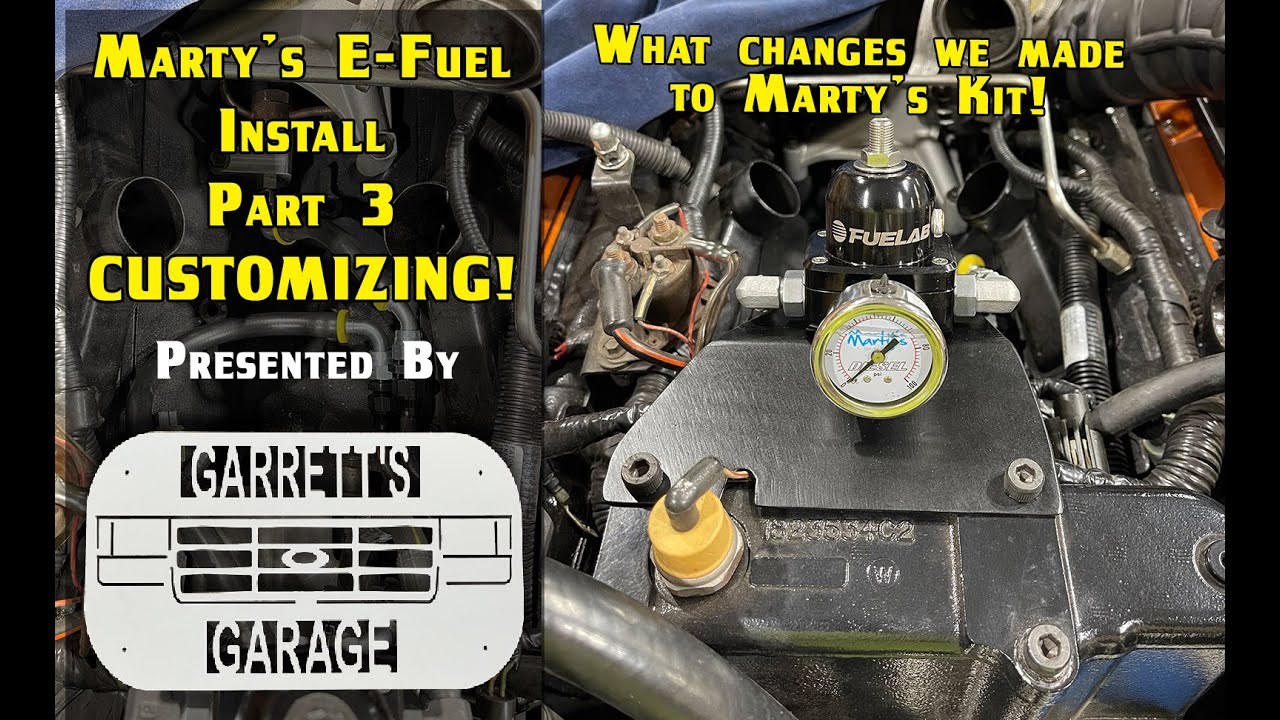 Marty's Diesel E-Fuel Install on The Lawn Ranger Part 3 - YouTube