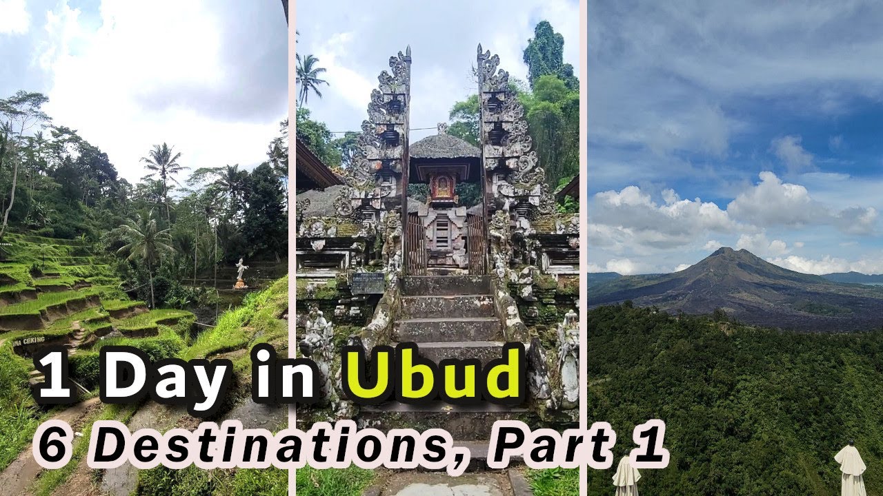 6 Places to Visit Around Ubud - 1 Day Itinerary For You! | Part 1 - YouTube