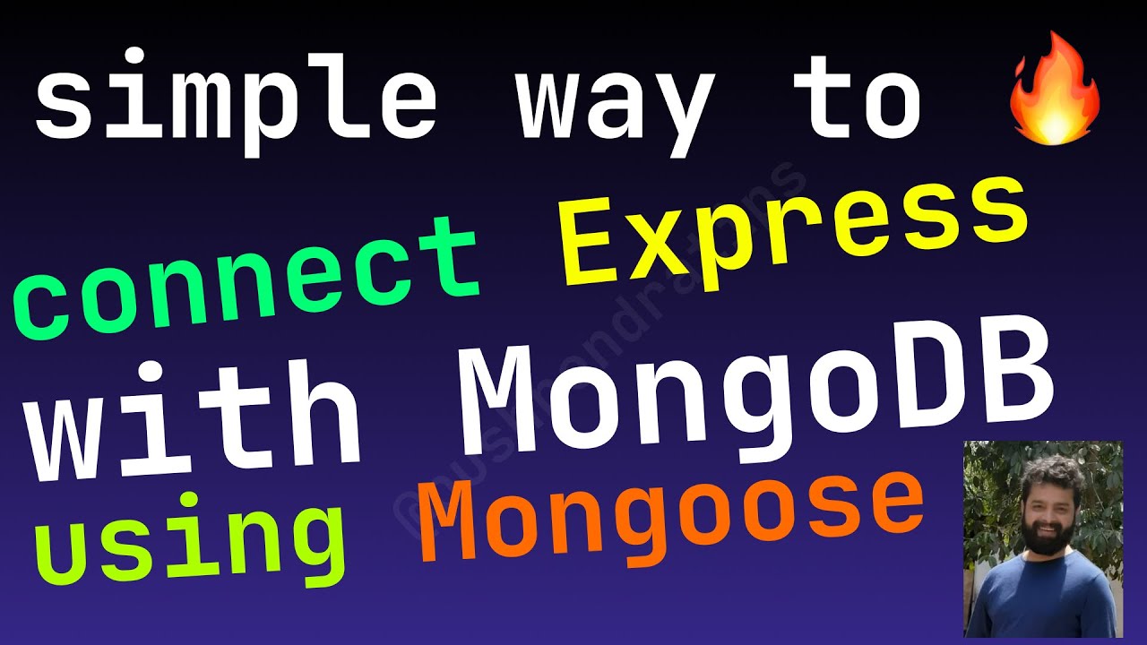 simple way to 🔥 Connect Express with MongoDB Using Mongoose 🚀 - YouTube