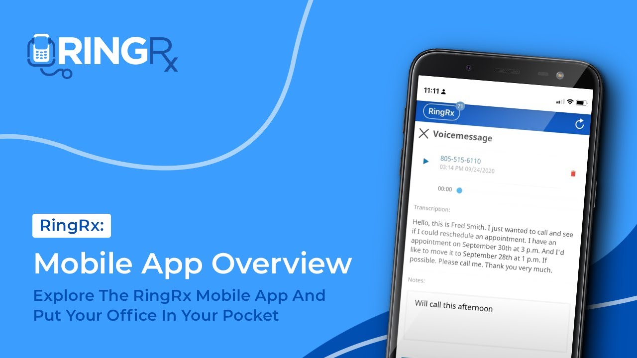 RingRx: Mobile App Overview - YouTube