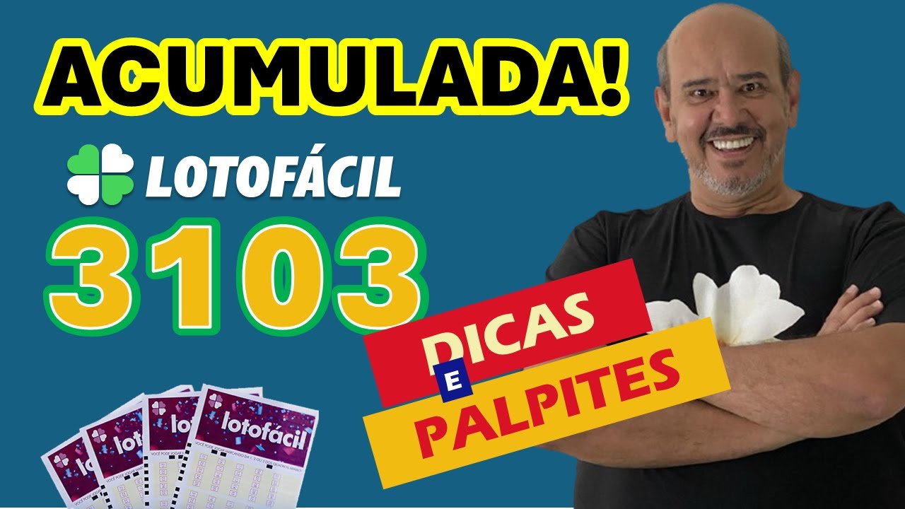 LOTOFACIL ACUMULADA 3103 ANALISE E DICAS PARA HOJE - YouTube