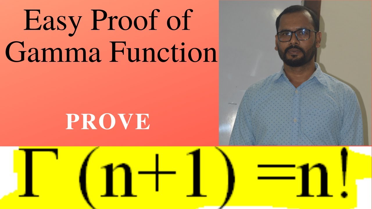 Gamma Function Prove n 1 n YouTube