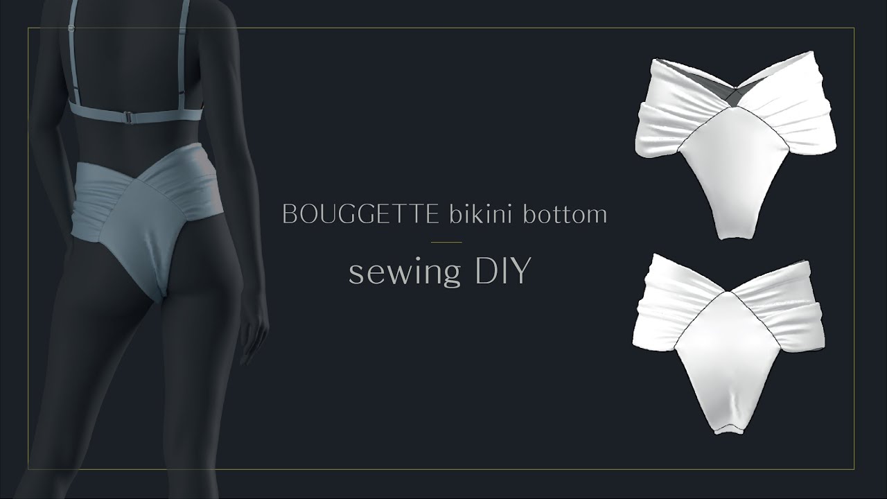 Make the perfect bikini bottom [SEWING TUTORIAL + eng subt] - YouTube