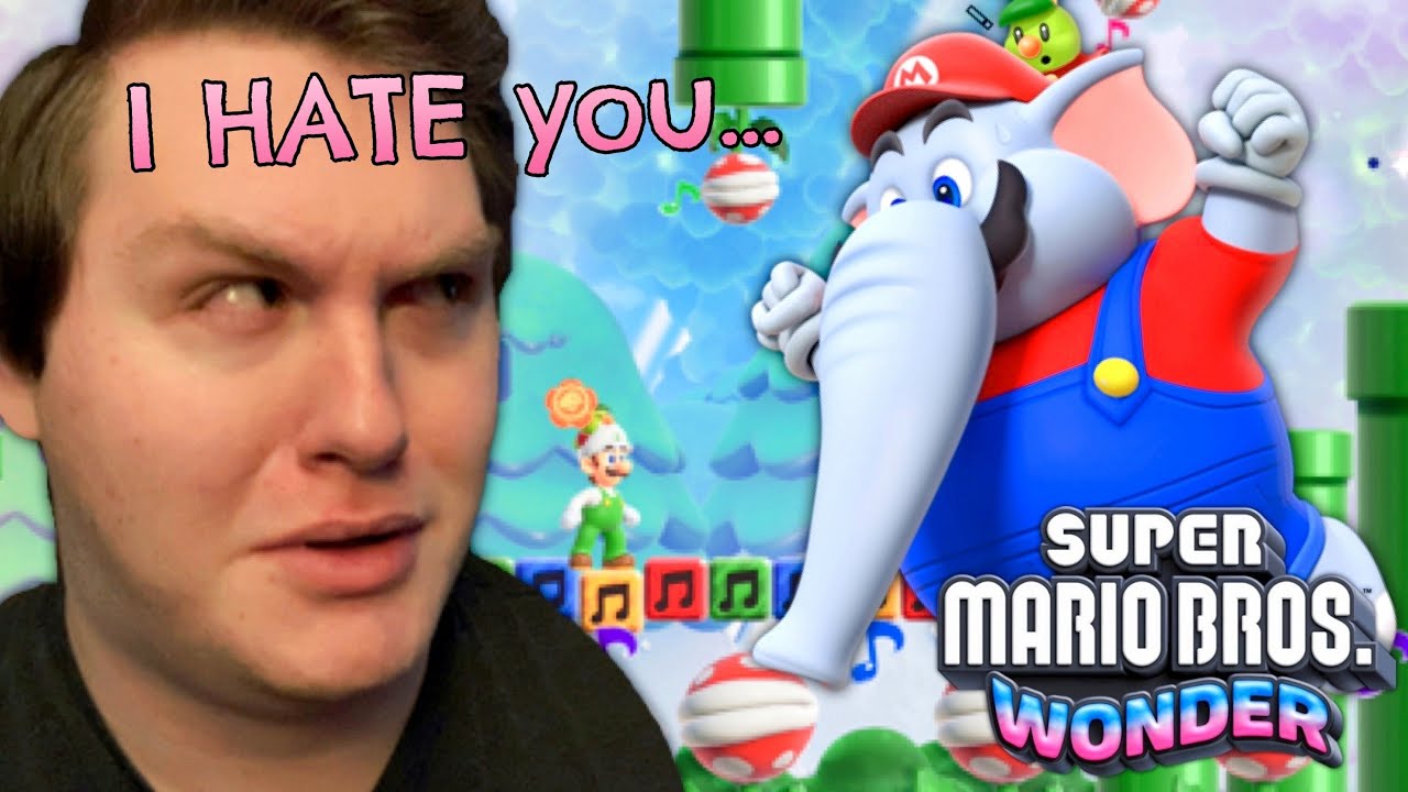 Mario HATER Plays Mario Wonder (For The First Time!) - YouTube
