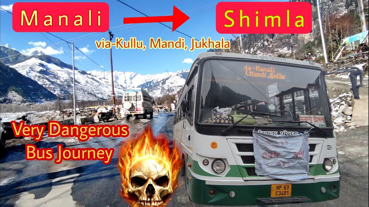 MANALI TO SHIMLA - HRTC Bus Service| Michael Raj - YouTube