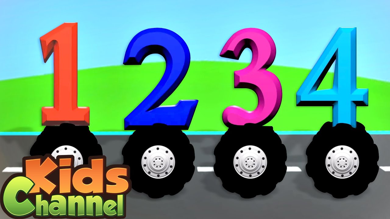 Numbers On Wheels | Tow Truck | Car Cartoon Learning Videos from Kids ...