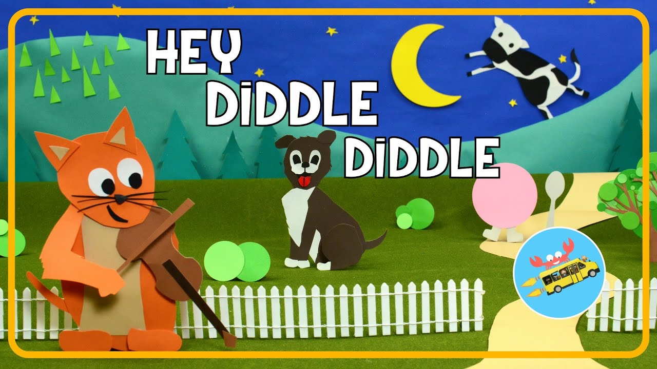 Hey Diddle Diddle | Stop Motion Animation Nursery Rhymes by Moo Da Moo ...