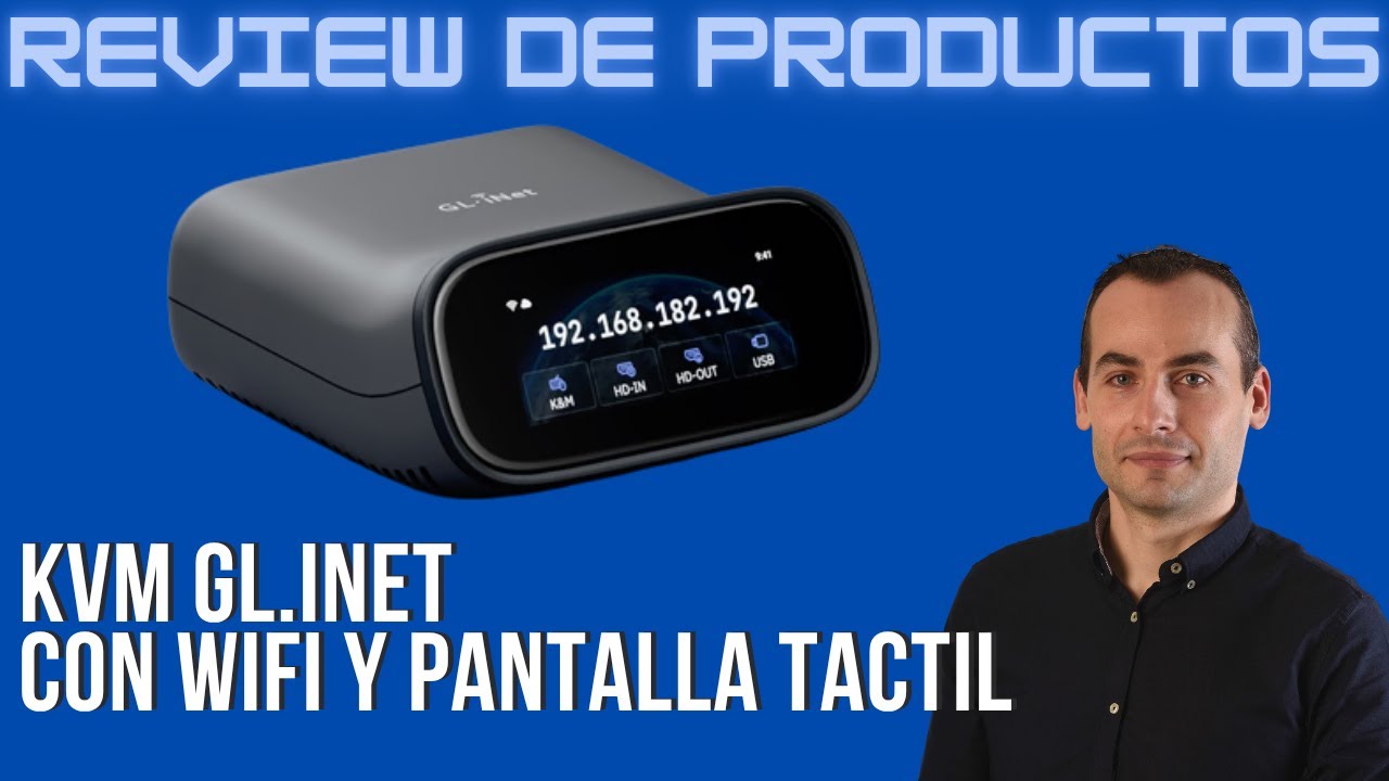 KVM GL.iNet Comet Pro con Wi-Fi, ethernet 6 y pantalla táctil 😱 ...